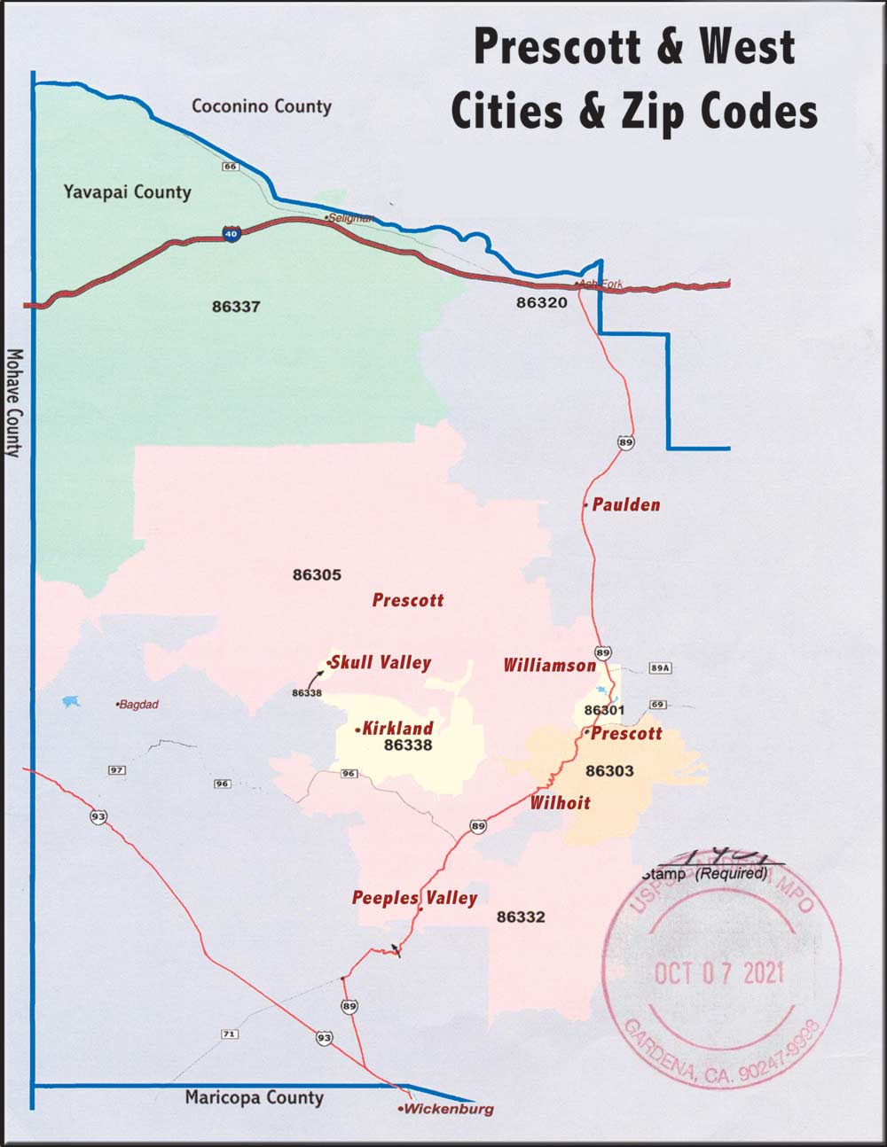 Zip Code Map Prescott Az Drucie Kimberley Zip Code Map Prescott Az Drucie Kimberley